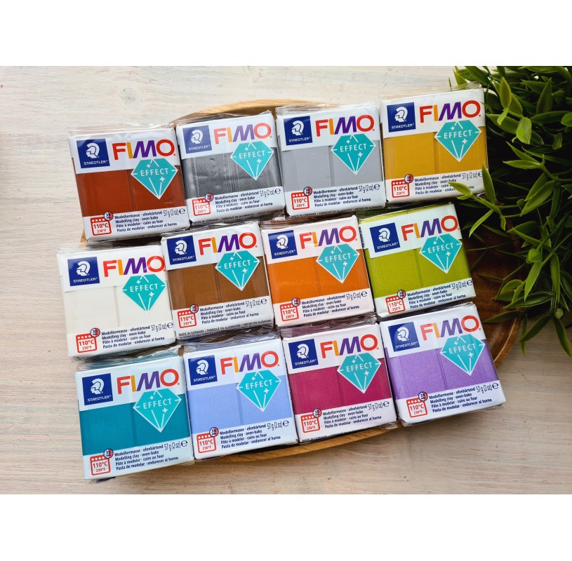 FIMO Effect, gold (metallic), Nr. 11, 57g (2oz), oven-hardening polymer clay, STAEDTLER